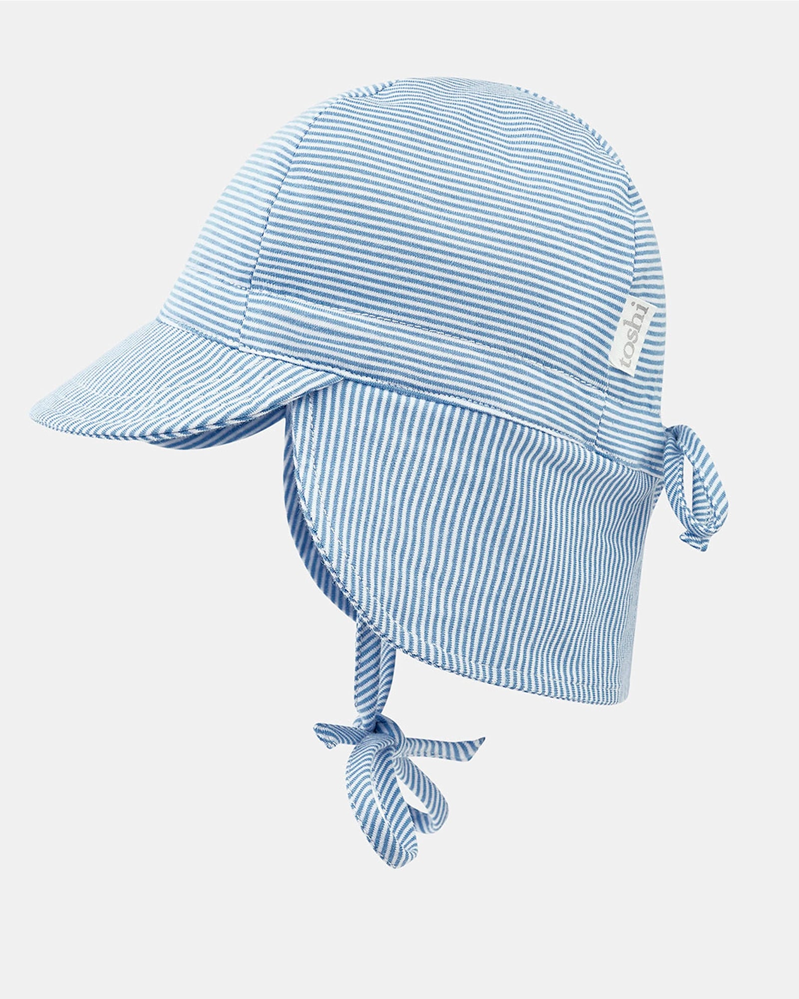 Toshi Flap Cap Baby Sky – Kidstuff