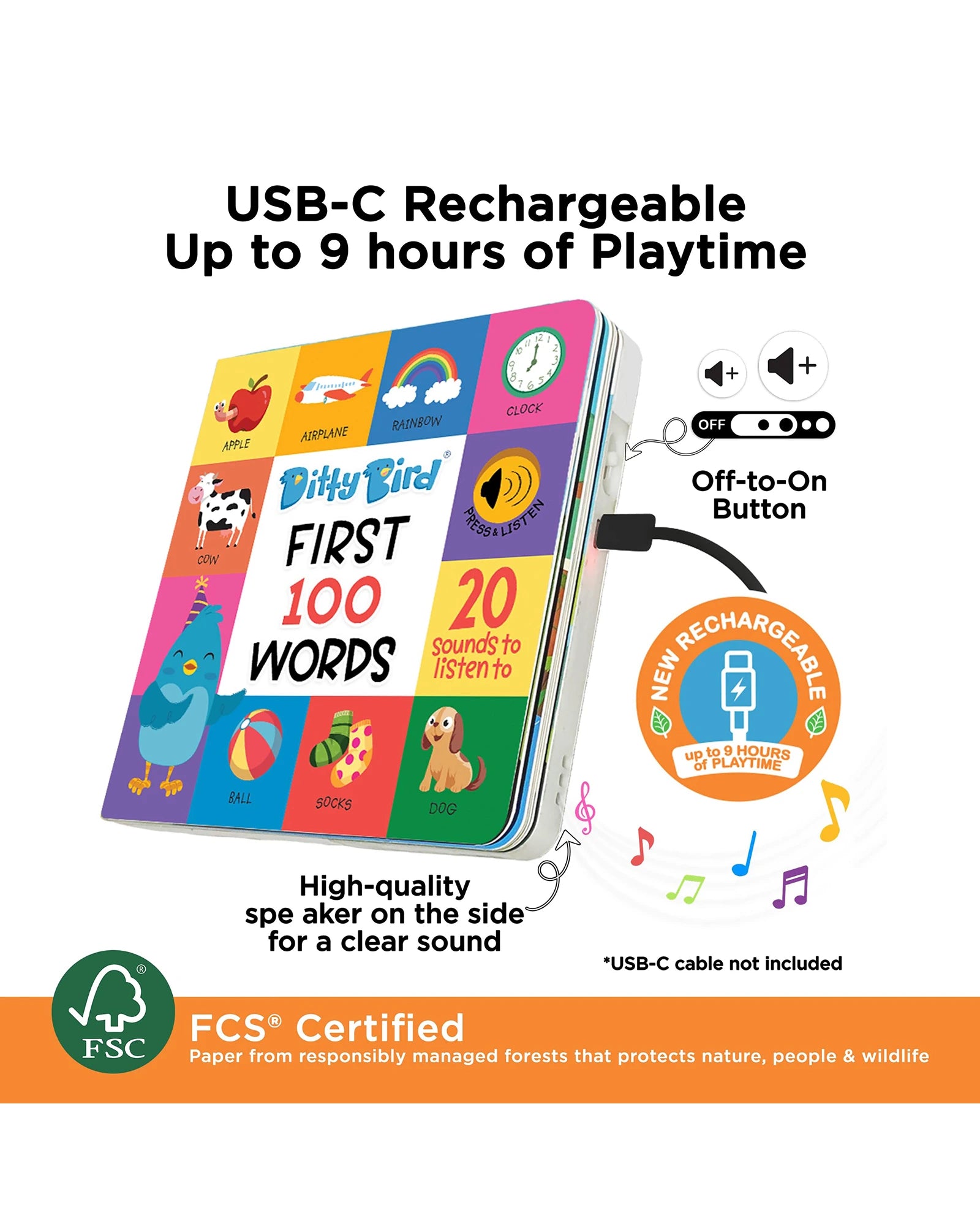 First 100 Words Board Book – Kidstuff
