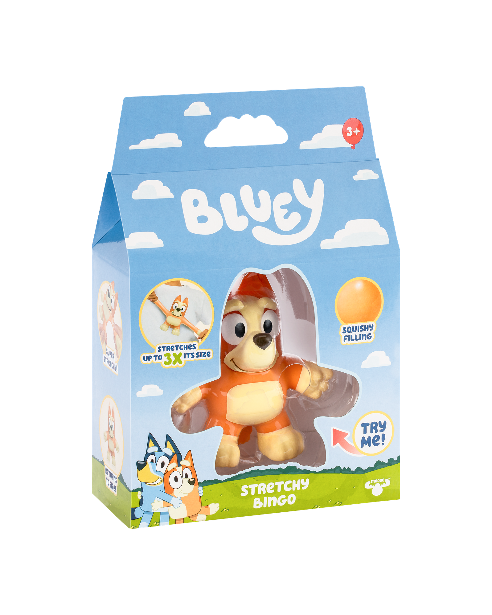 Bluey S10 Stretchy Hero Figures - Assorted — Kidstuff