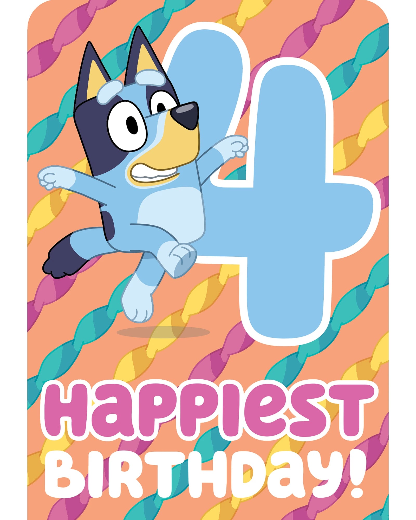 Waterlyn Age 4 Bluey Streamers – Kidstuff