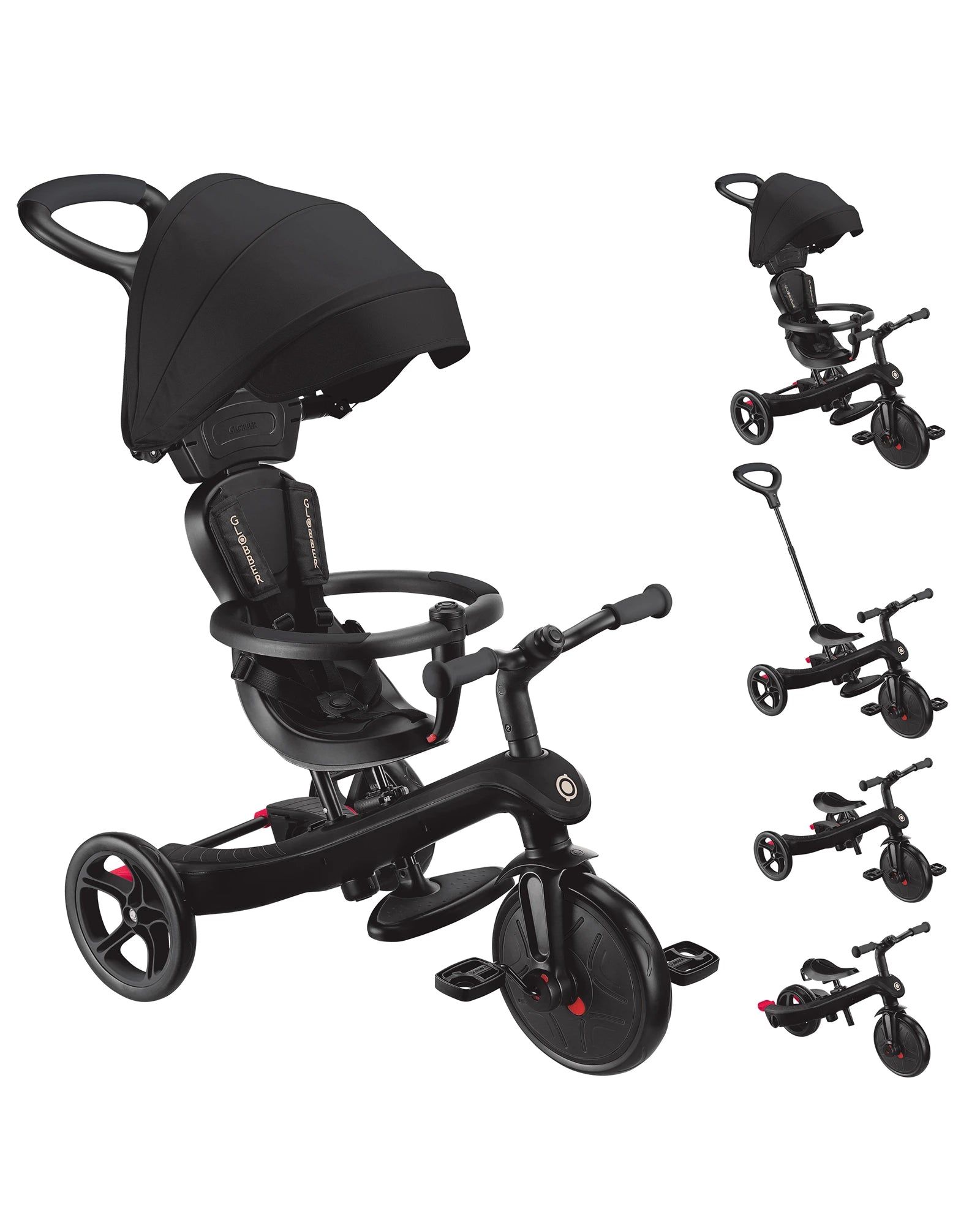 Explorer Trike 4in1 Black – Kidstuff