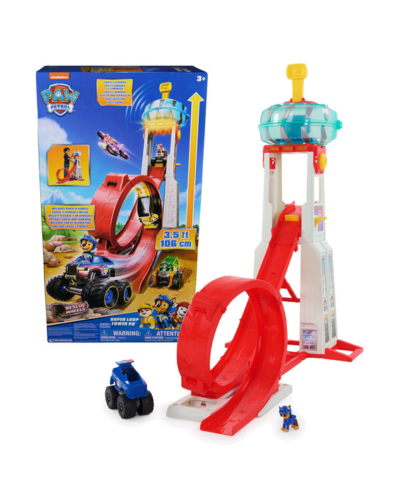 PAW Patrol Rescue Wheels Super Loop HQ Tower — Kidstuff PAW Patrol Rescue Wheels Super Loop HQ Tower — Kidstuff
