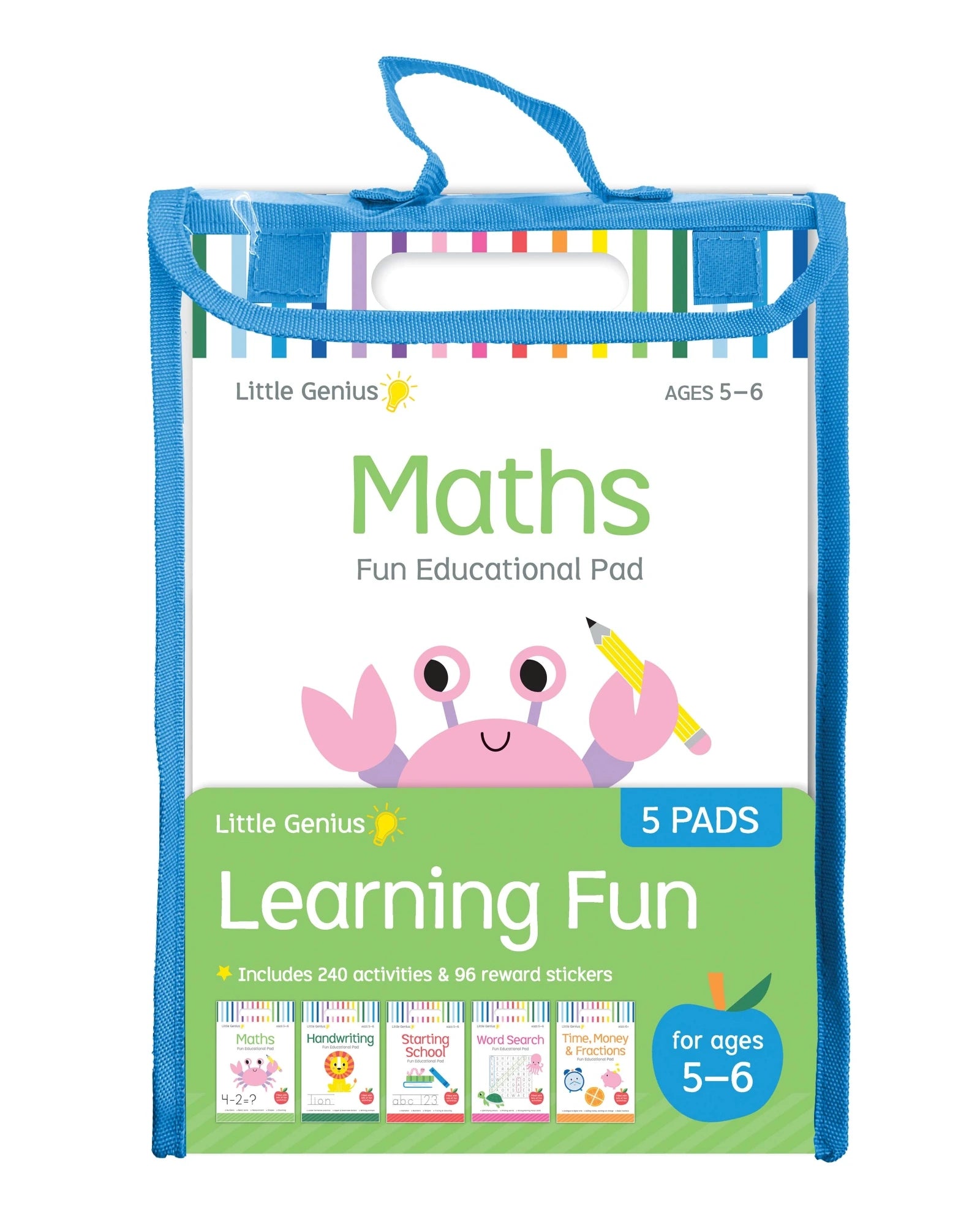 Vol. 2 5-Pack of Activity Pads Age 5-6 – Kidstuff
