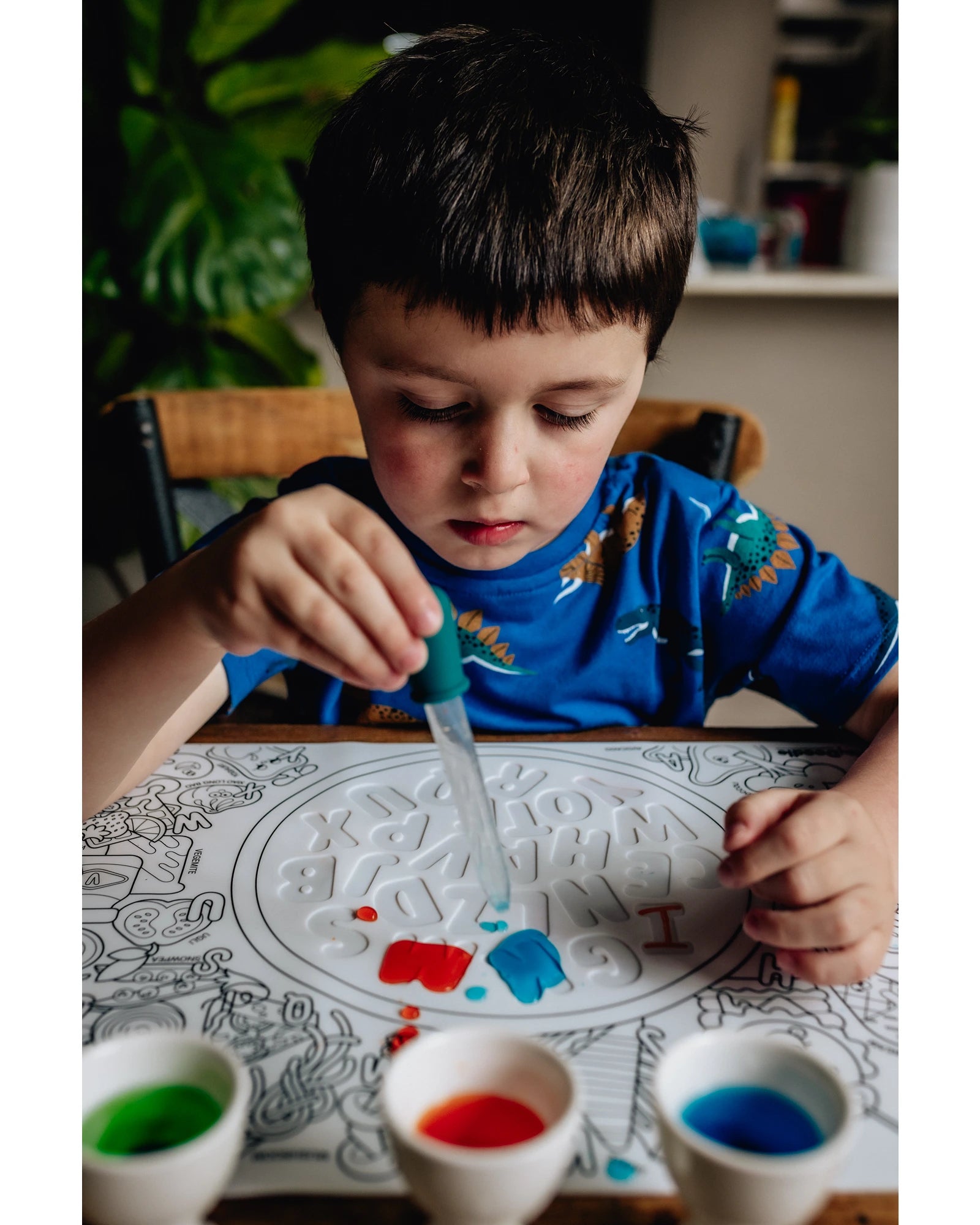 HeyDoodle Alphabet Soup Sensory Colouring & Doodle Mat – Kidstuff