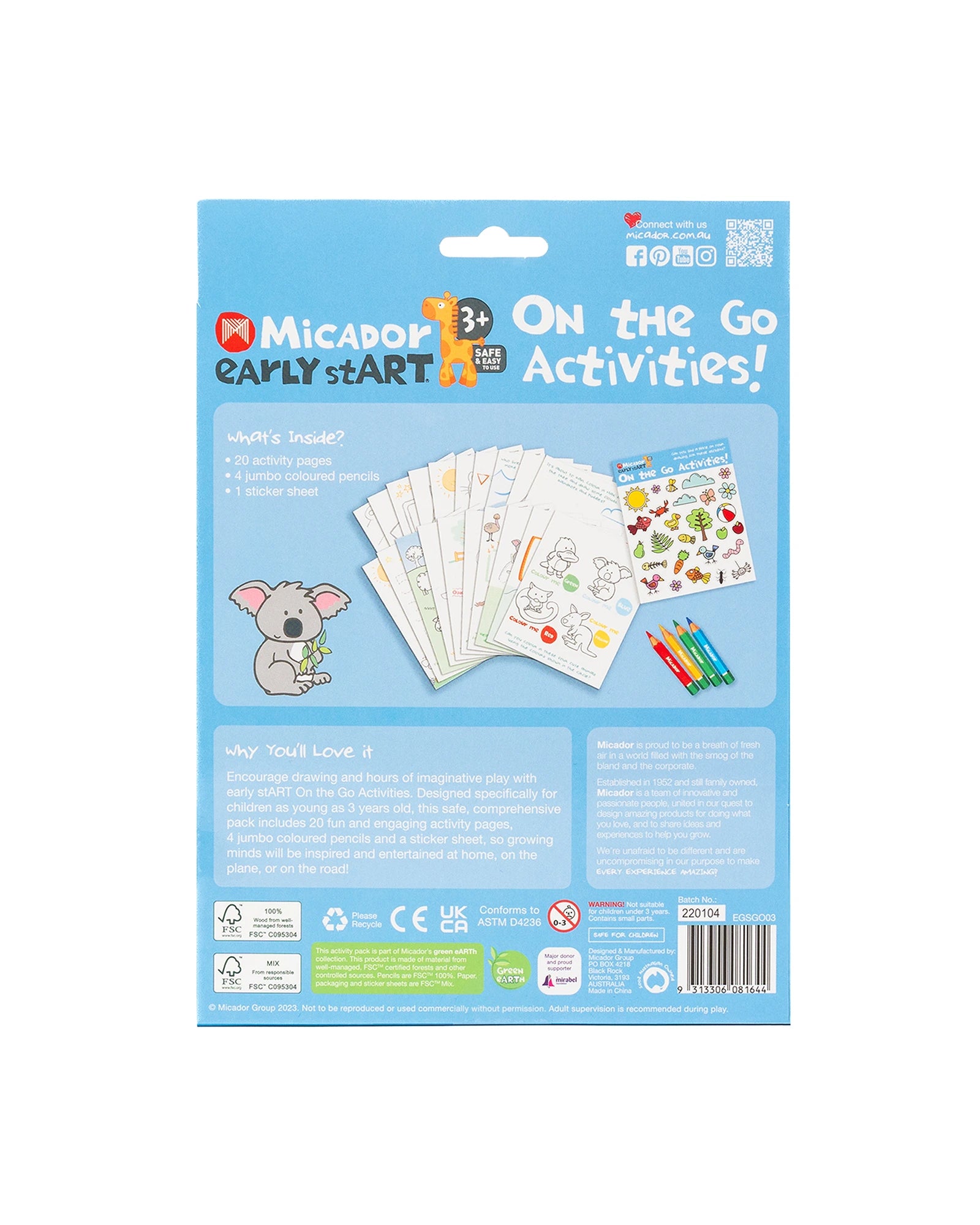early stART On The Go Activity Pack – Kidstuff