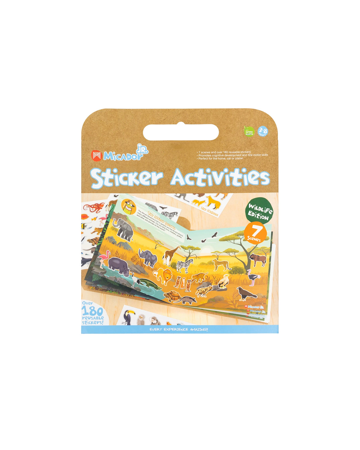 Micador jR Sticker Activities Wildlife — Kidstuff