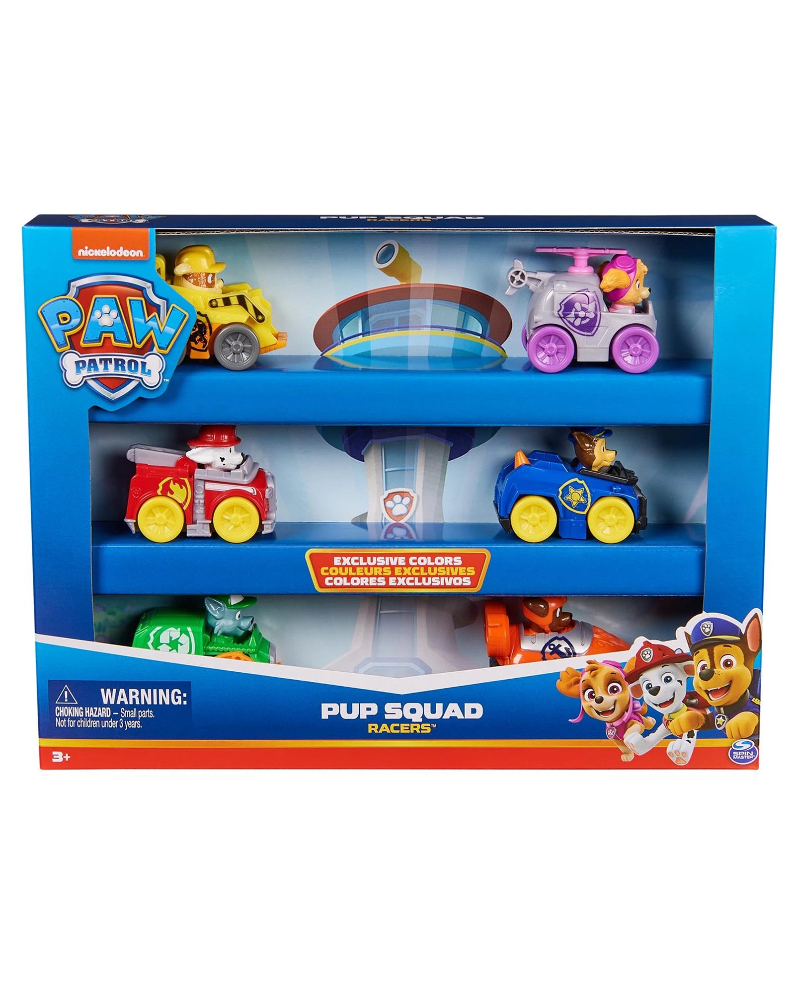 Paw Patrol Pup Squad Core Racers 6Pk Kidstuff