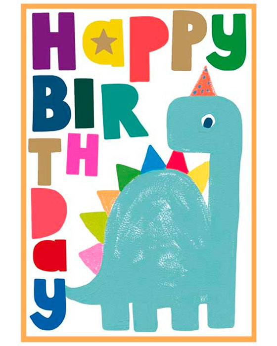 Waterlyn Paper Salad Happy Birthday Dino — Kidstuff