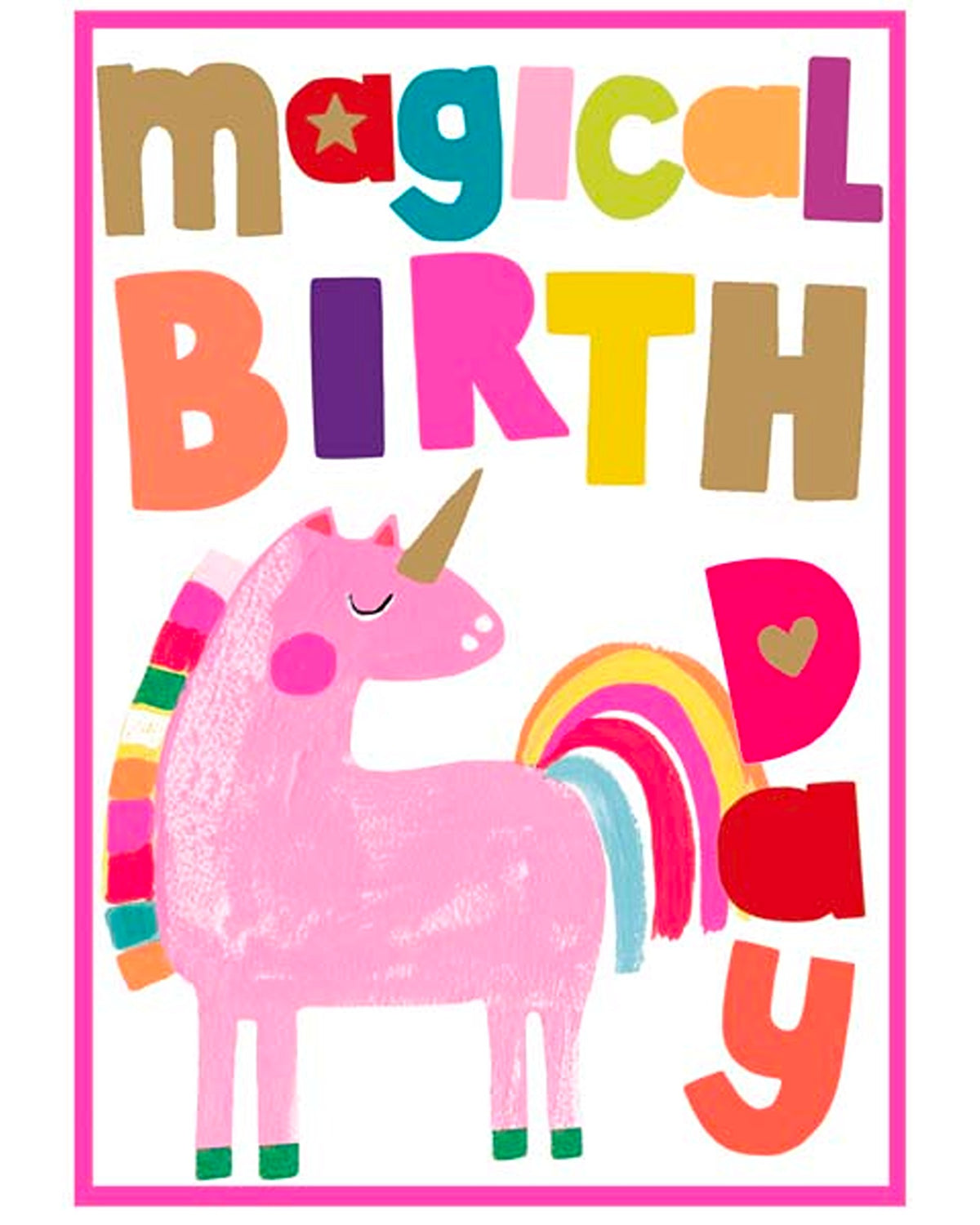 Waterlyn Paper Salad Magical Bday Unicorn — Kidstuff