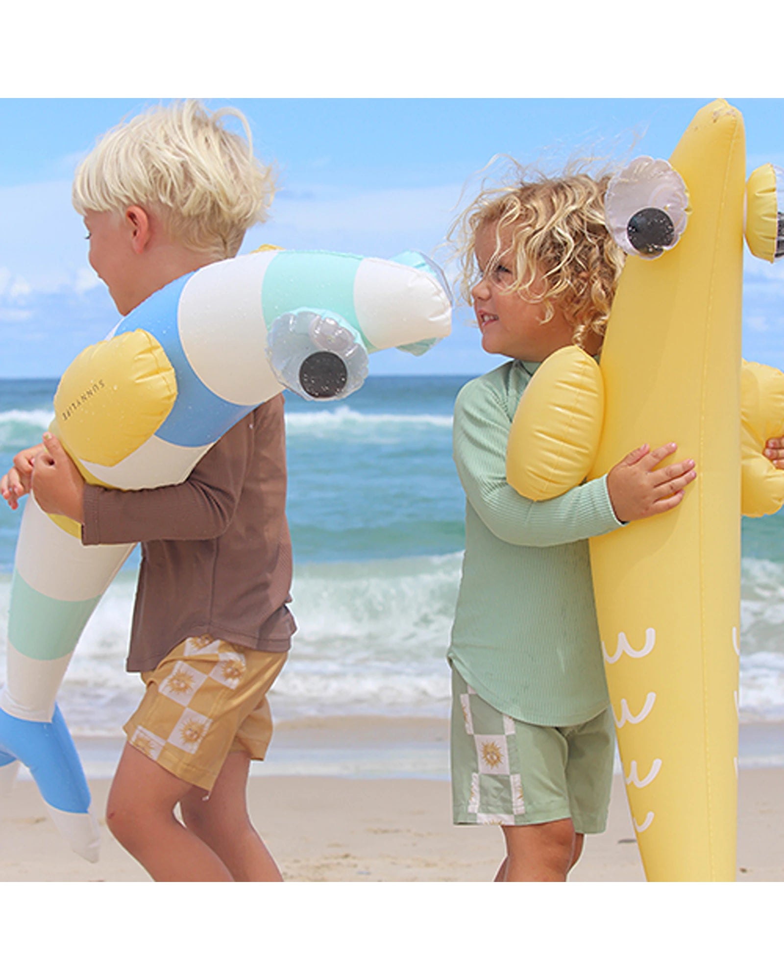 Sunnylife Kids Inflatable Noodle Finn the Fish Multi Set of 2 – Kidstuff