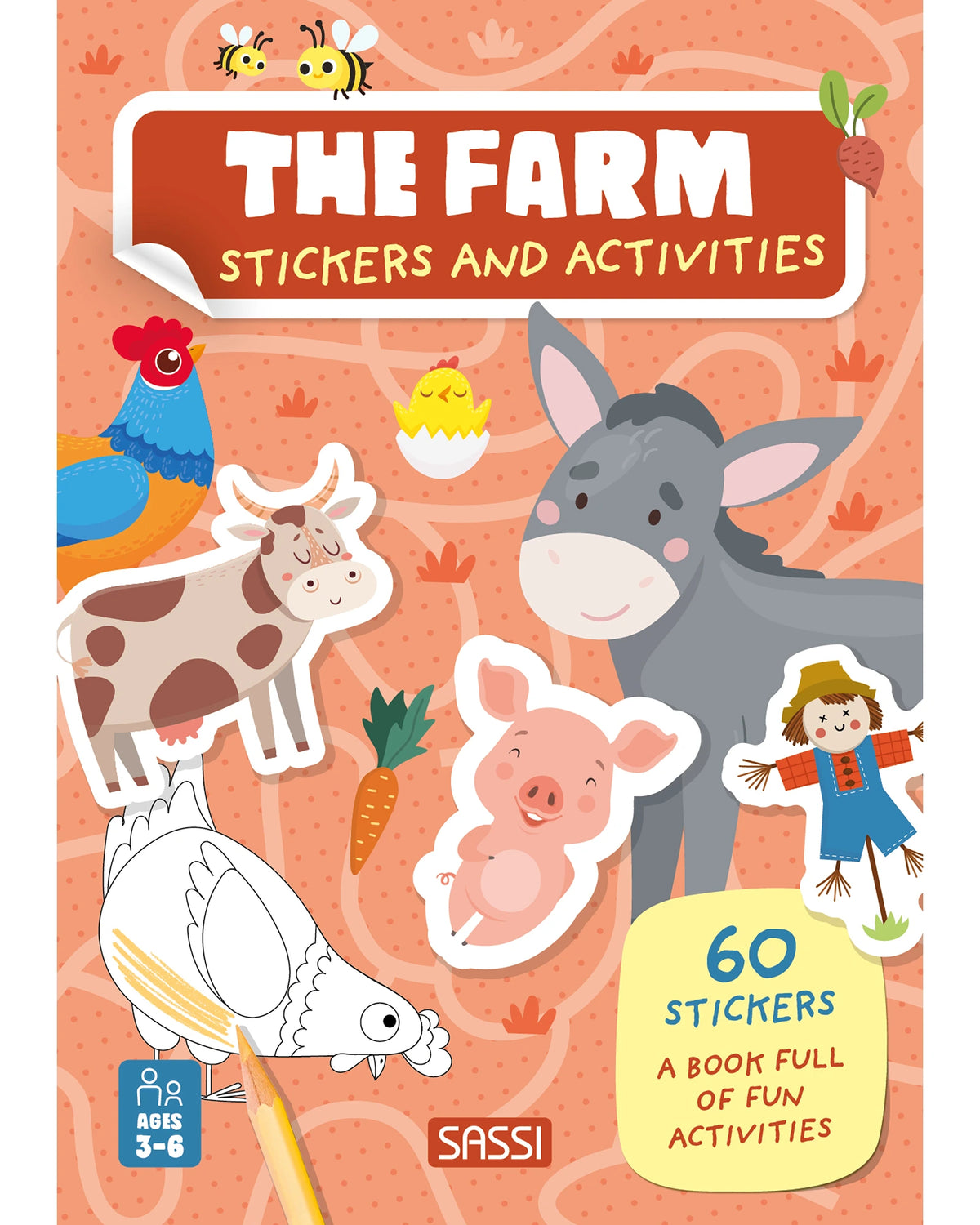 Sassi Sticker and Activity Book The Farm — Kidstuff