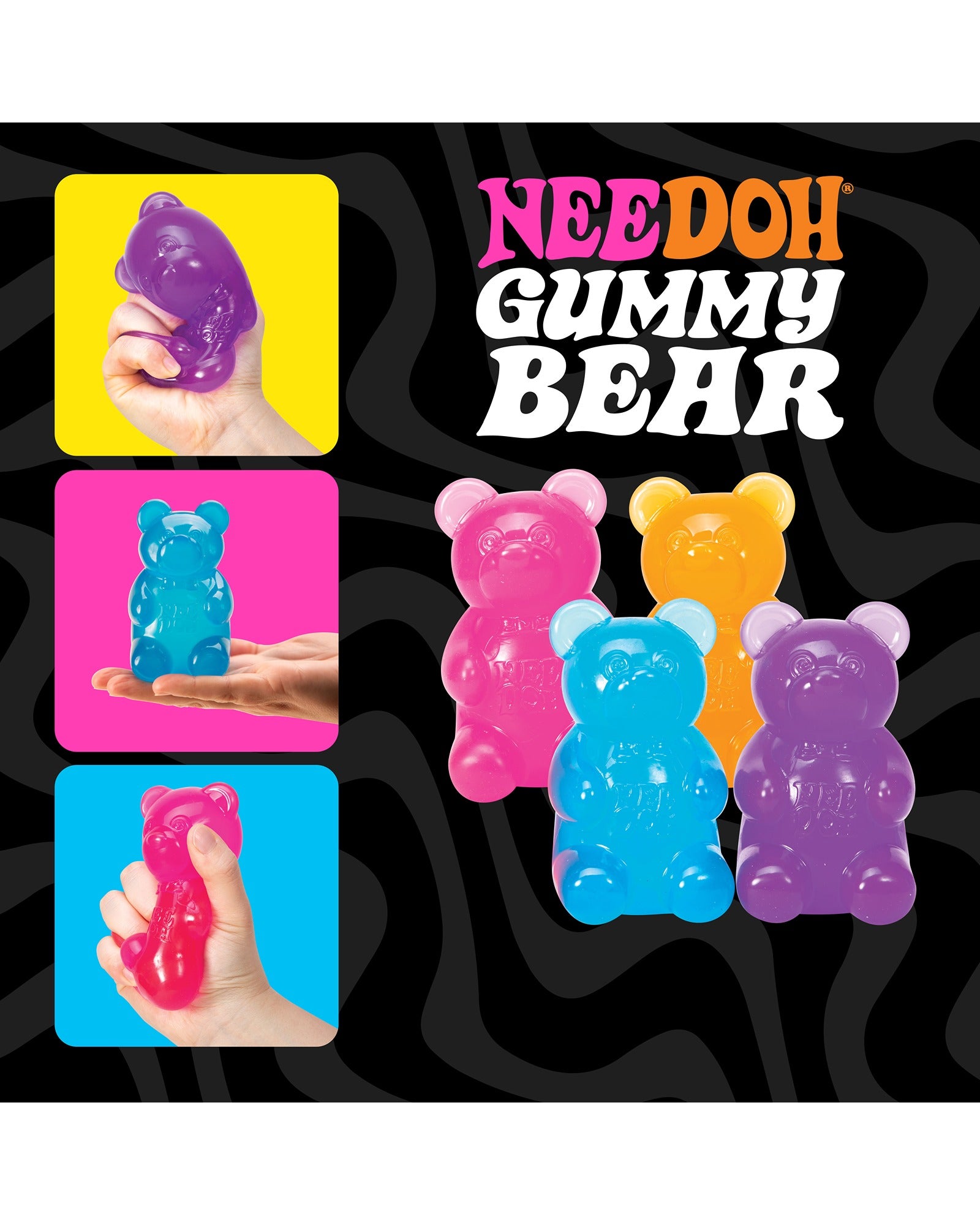 NeeDoh Gummy Bear - Assorted – Kidstuff