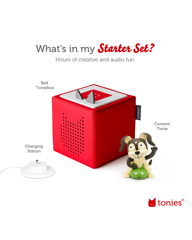 Tonies Toniebox Playtime Puppy Starter Set Red – Kidstuff