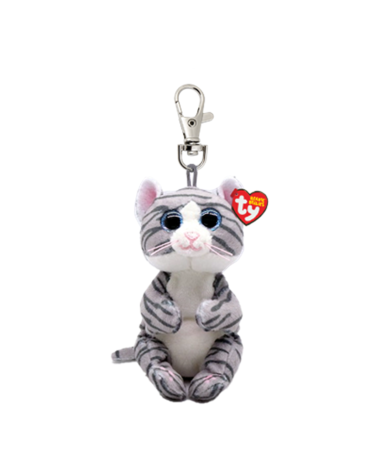 TY Bellies Clip Mitzi Grey Tabby Cat — Kidstuff