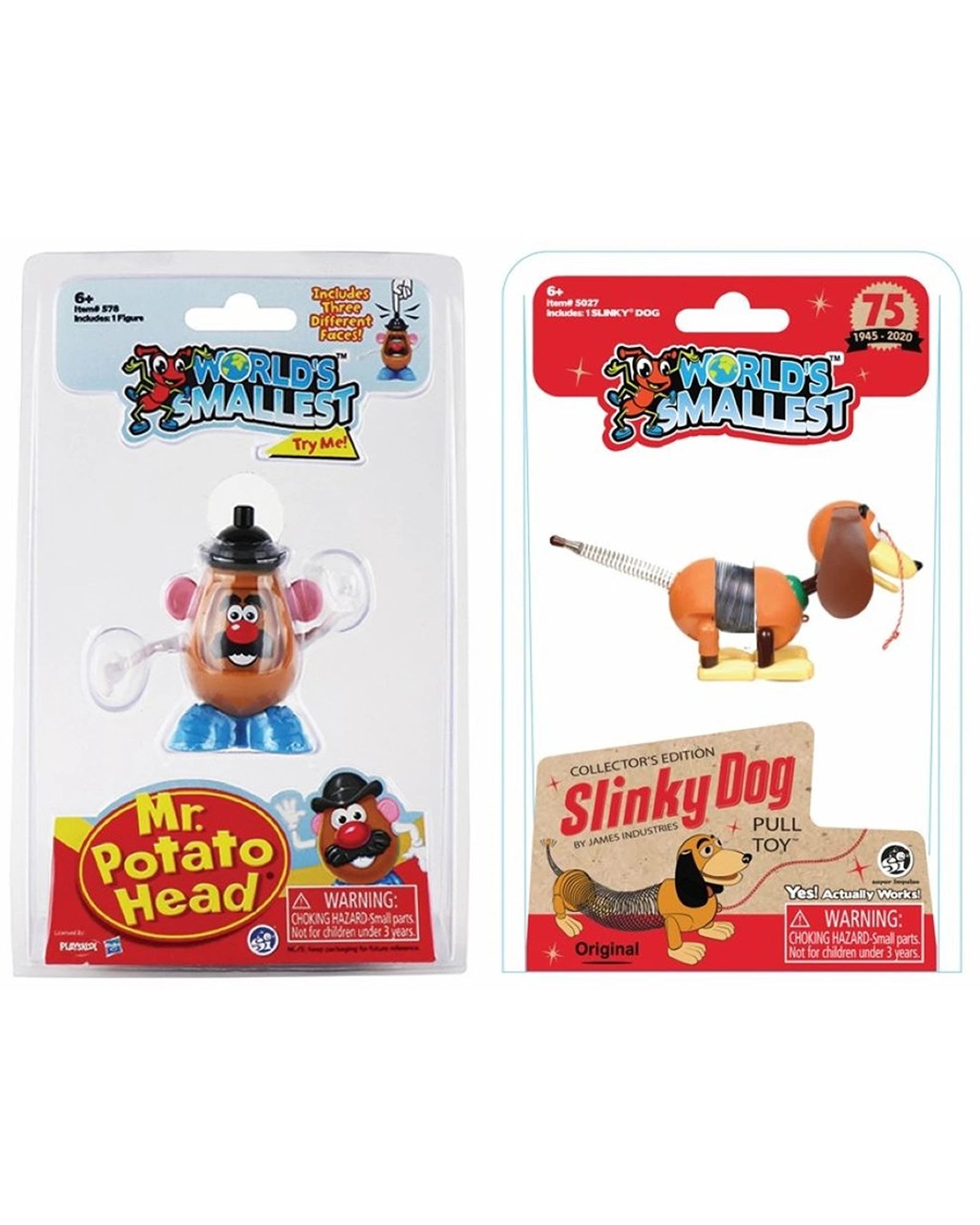 Worlds Smallest Mr Potato Head & Slinky - Assorted – Kidstuff