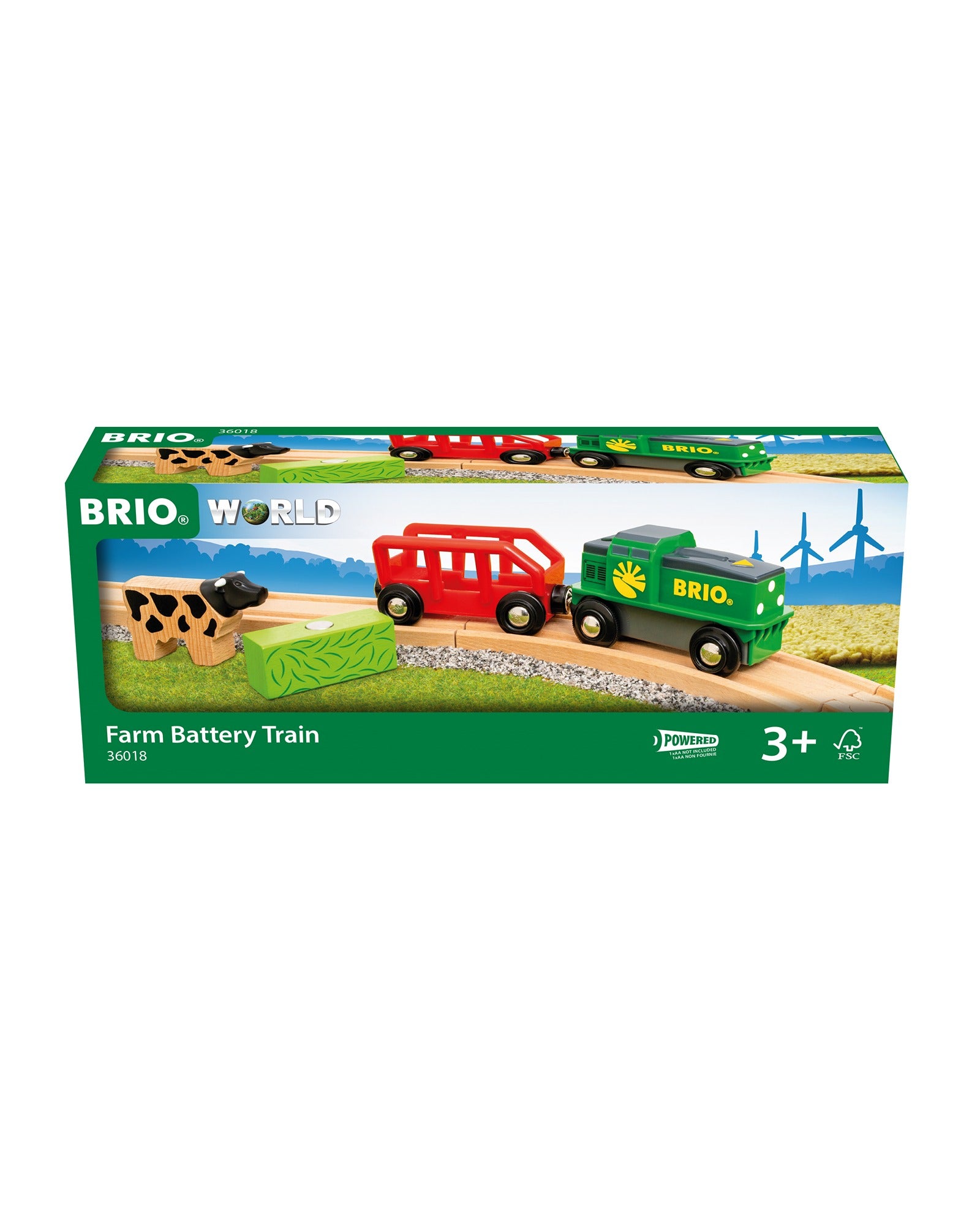 Brio Farm Battery Train 4 Pieces – Kidstuff