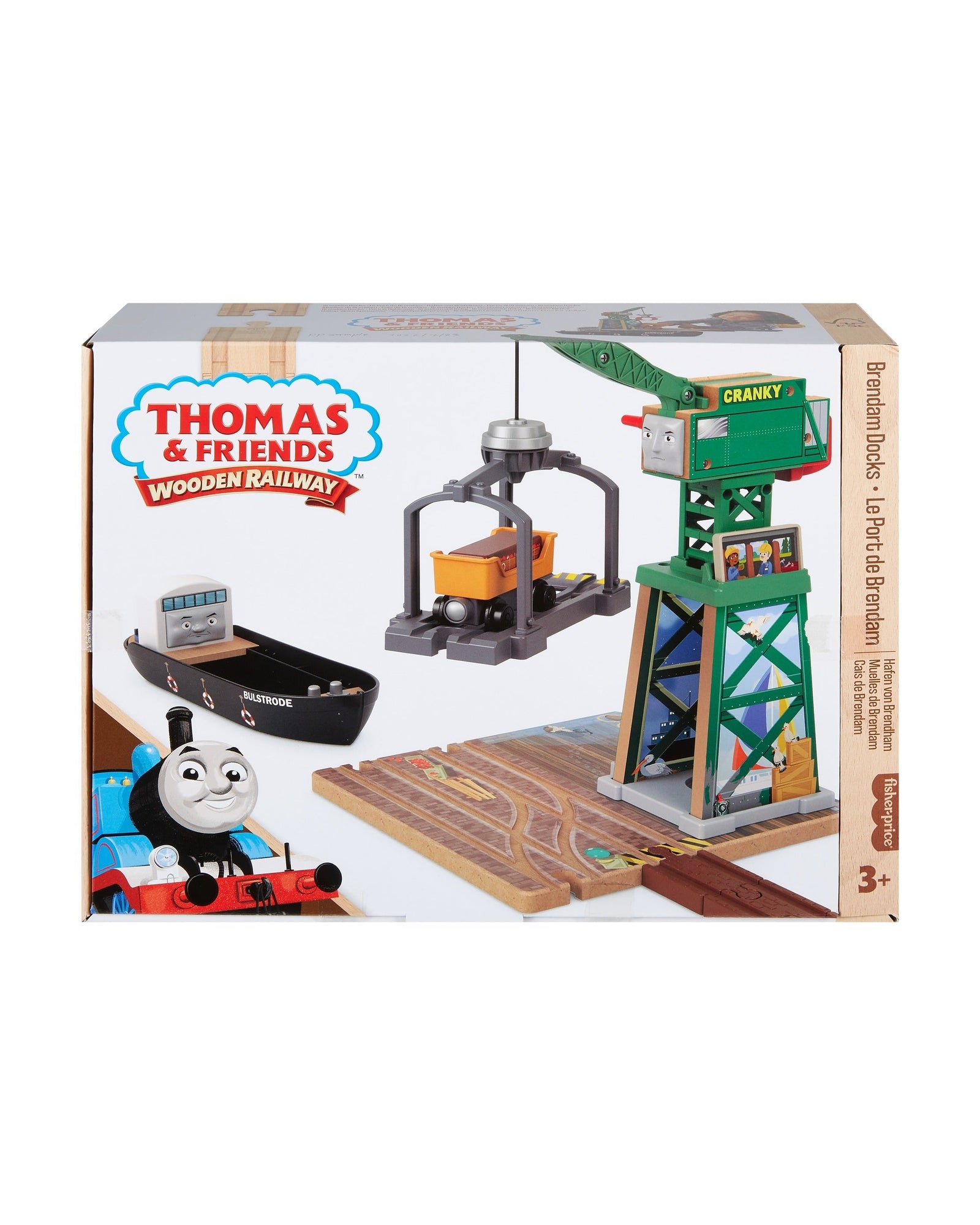 Fisher Price Thomas and Friends Wooden Railway Brendam Docks – Kidstuff