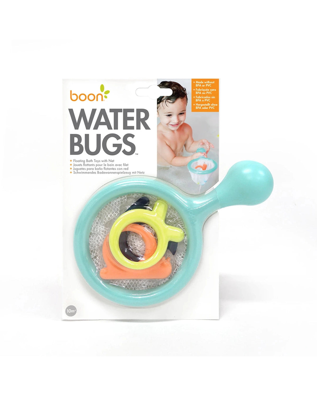 Boon Water Bugs Floating Bath Toys with Net - Aqua — Kidstuff