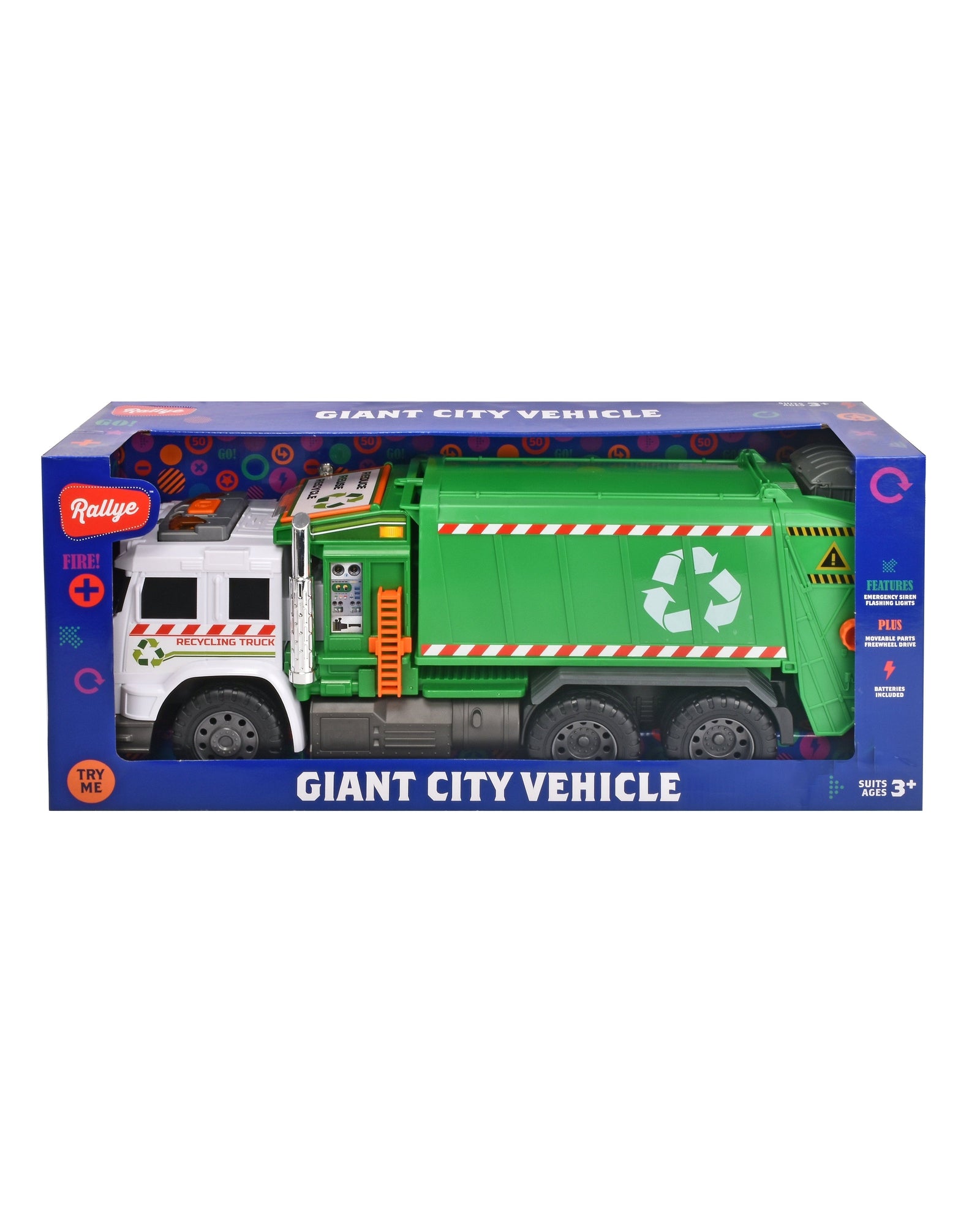 Giant Recycle & Refuse Truck – Kidstuff